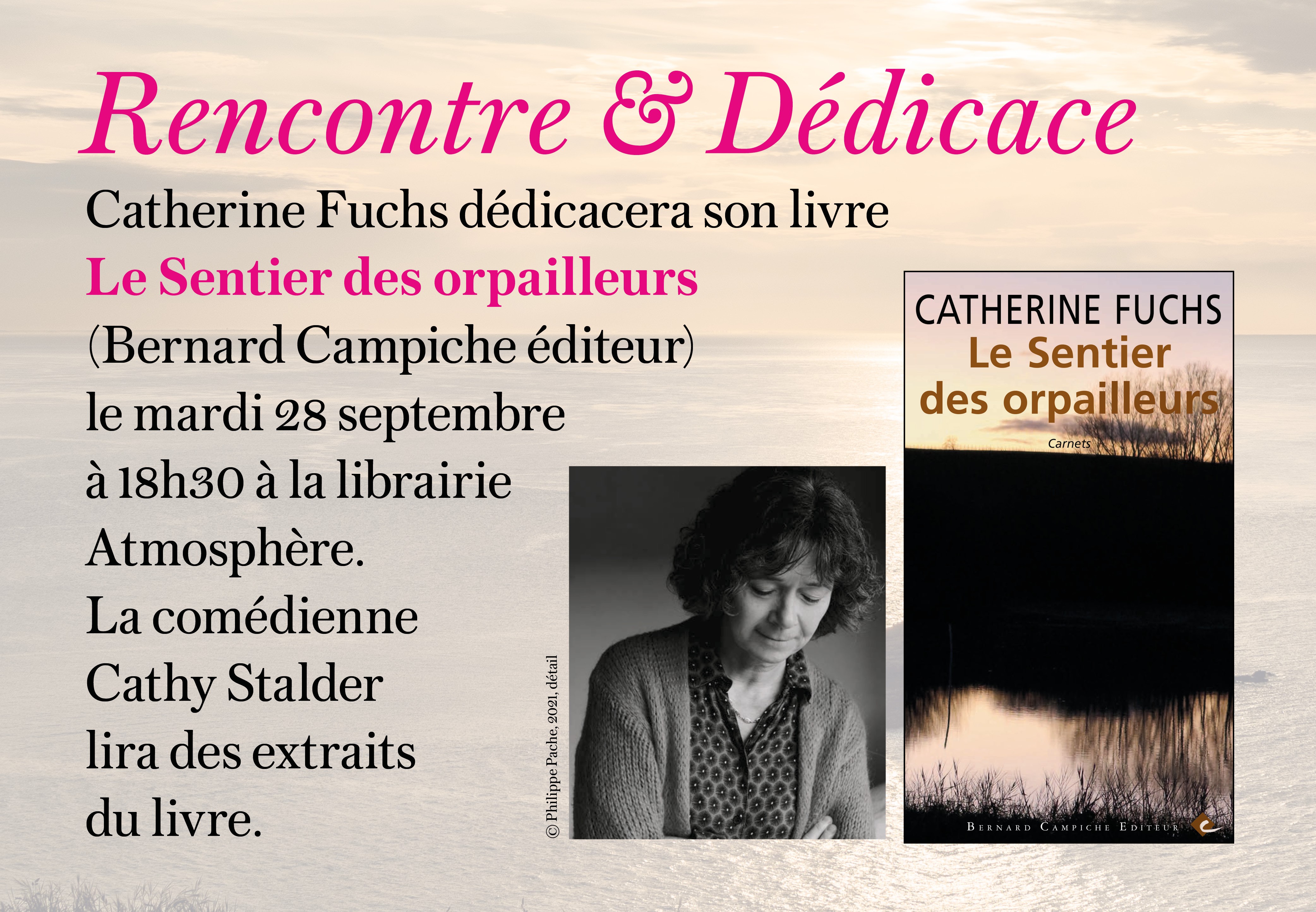 Rencontre et Dédicace avec Catherine Fuchs le mardi 28 septembre à ...